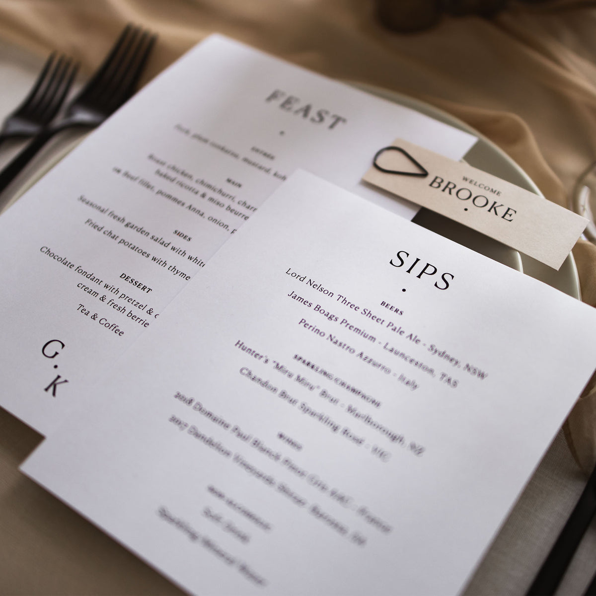 Menu Packages – Peppermint Press