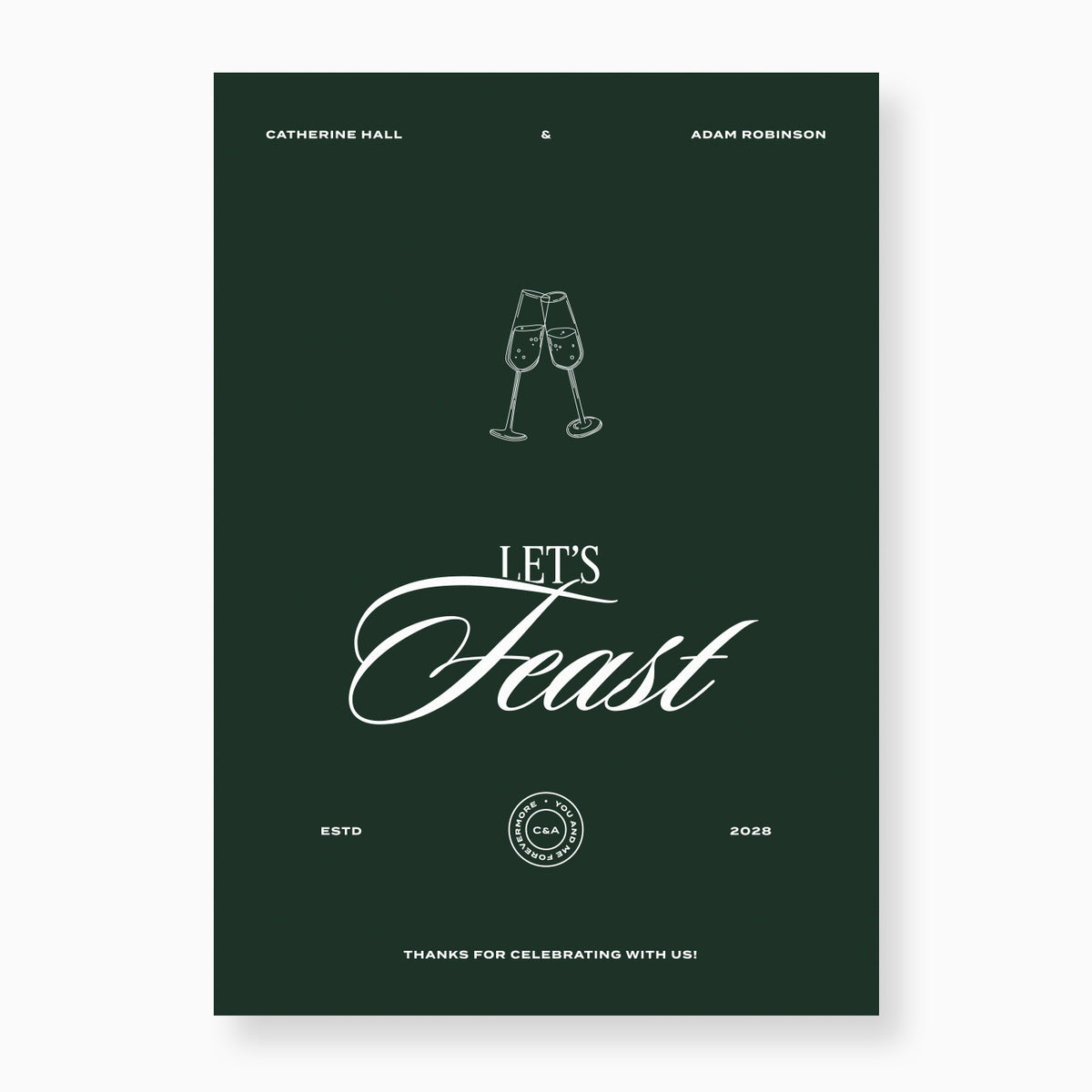 Heritage A5 Feature Menu – Peppermint Press