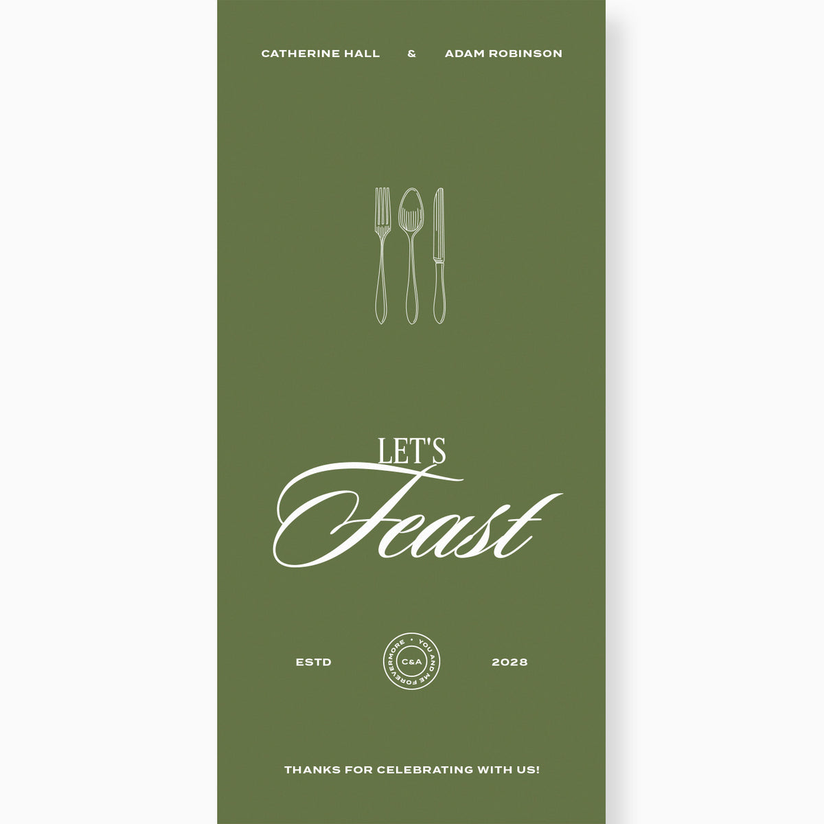 Heritage DL Feature Menu – Peppermint Press