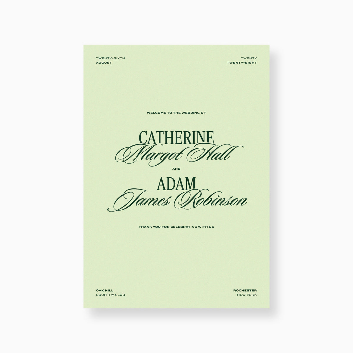 Heritage Order of Service – Peppermint Press