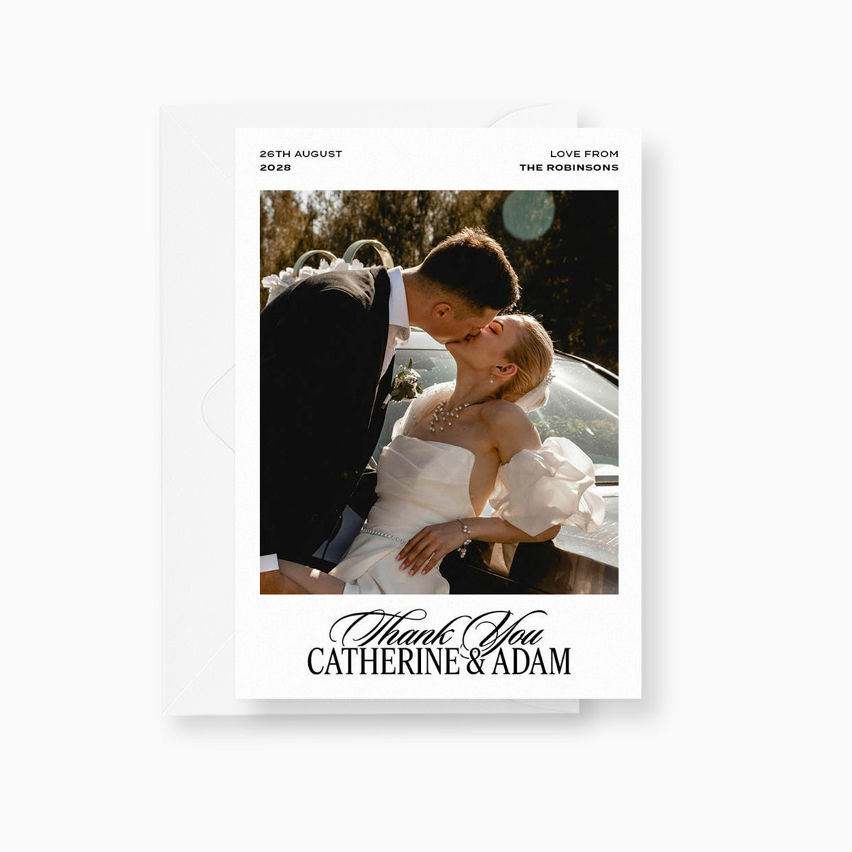 Heritage Photo Thank you Card – Peppermint Press