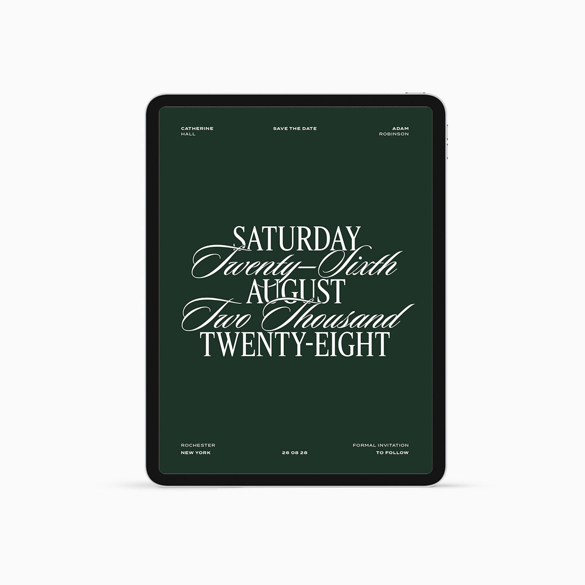 Heritage eSave the Date – Peppermint Press