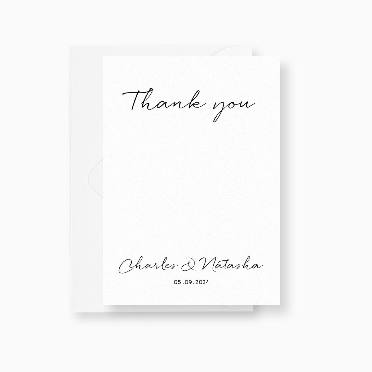Clair Thank you Card – Peppermint Press
