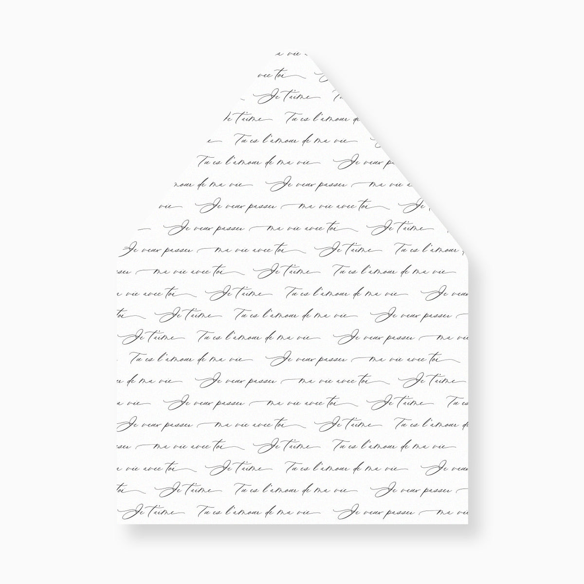 Amour Envelope Liner – Peppermint Press