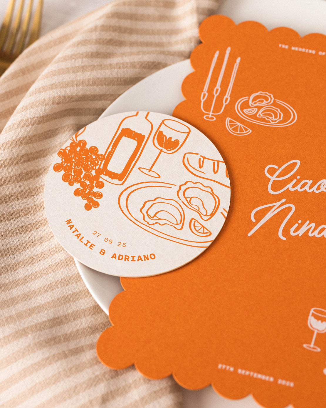 Amalfi Keepsake Coaster – Peppermint Press