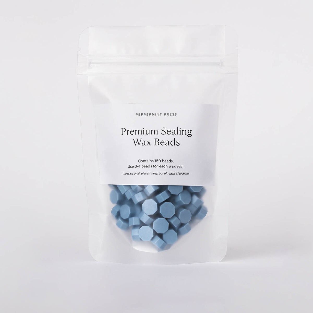 Dusty Blue Wax Sealing Beads – Peppermint Press