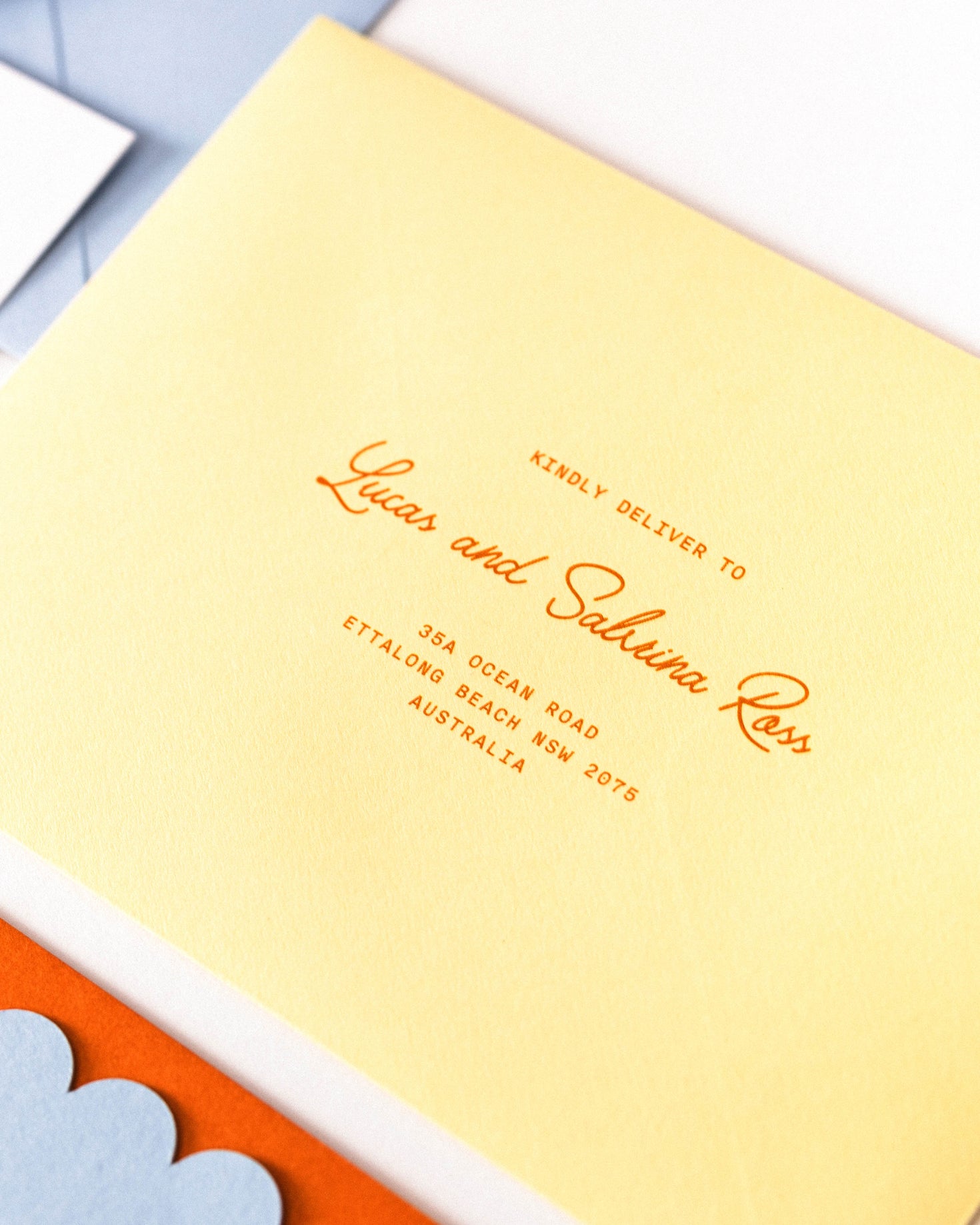 Amalfi Envelope Printing – Peppermint Press