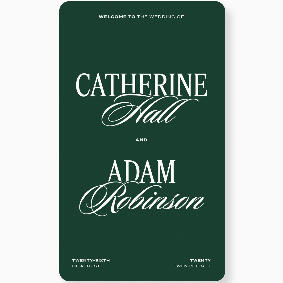 Heritage Welcome Sign – Peppermint Press
