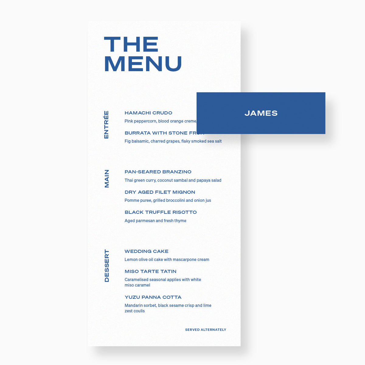 Union DL Menu and Place Card Package – Peppermint Press