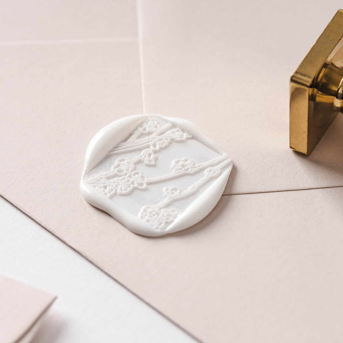 Sakura - Square Wax Seal Stamp – Peppermint Press