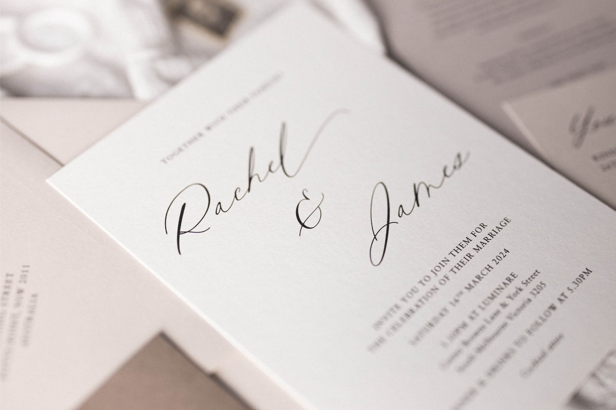 Amour Invitation Jacket – Peppermint Press