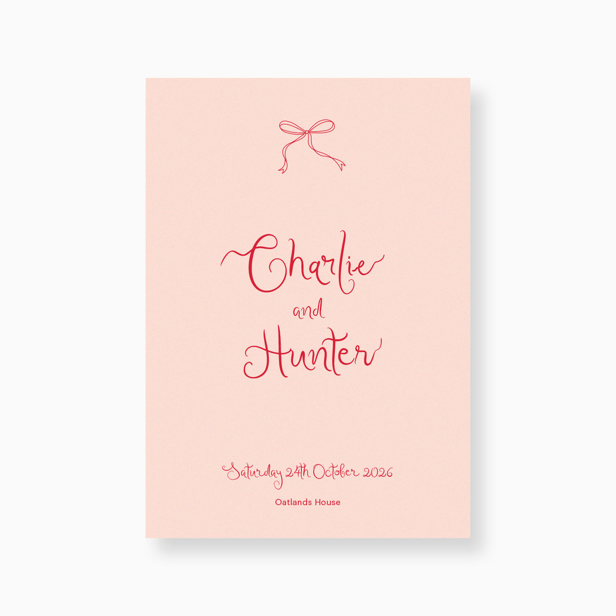 Charlie Order of Service – Peppermint Press