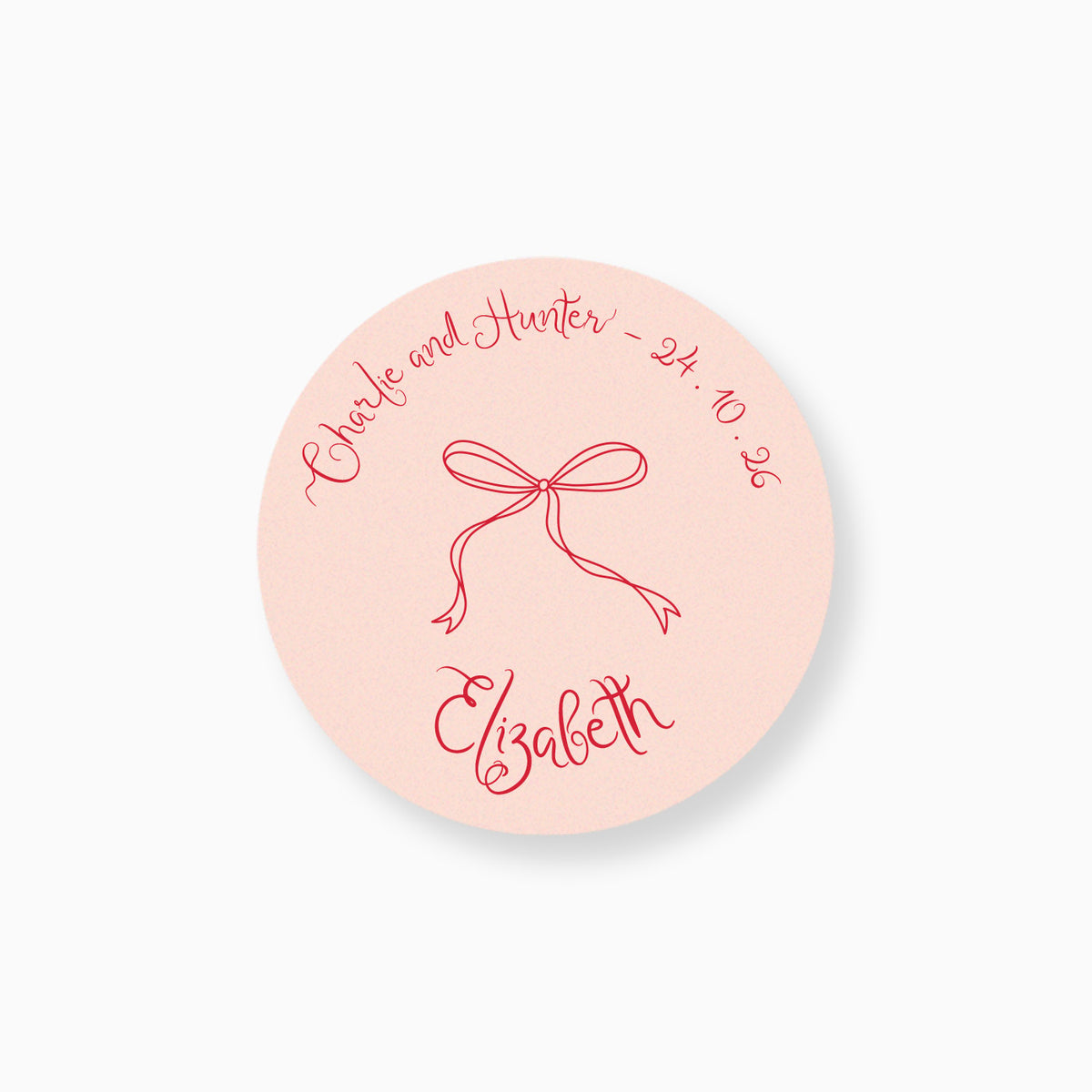 Charlie Place Card Coaster – Peppermint Press