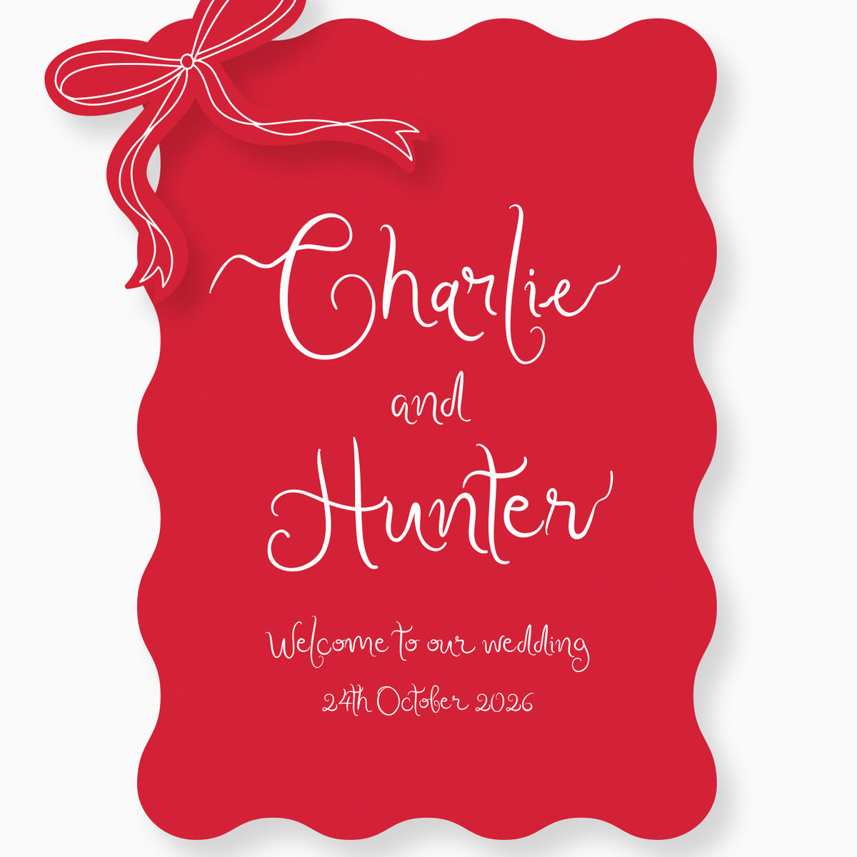 Charlie Welcome Sign – Peppermint Press