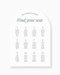 Estate Seating Chart – Peppermint Press