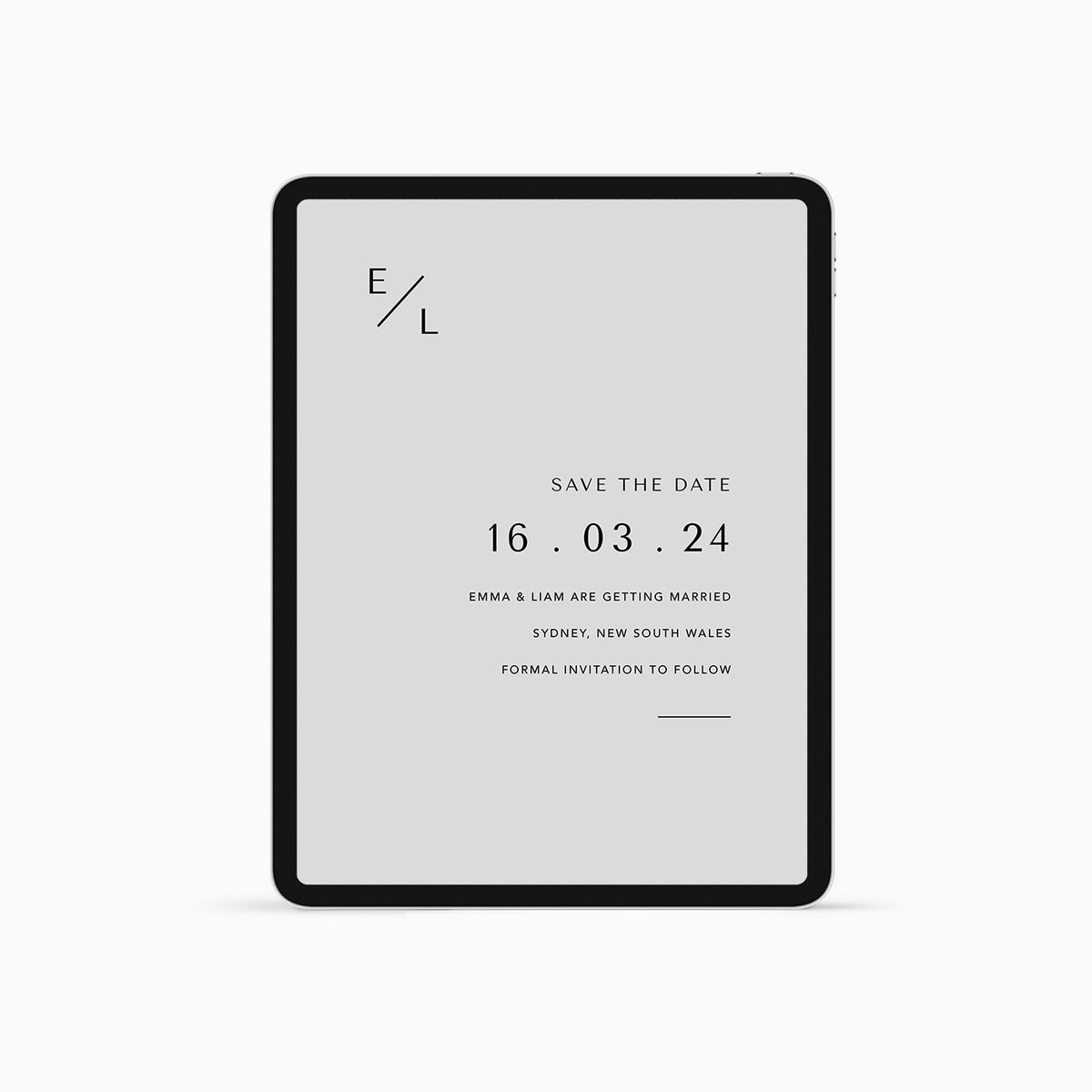 Melbourne eSave the Date – Peppermint Press