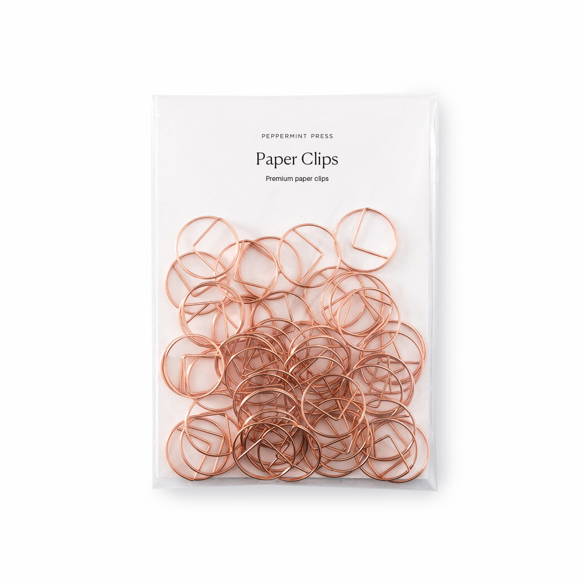 Circle Paper Clips - Rose Gold – Peppermint Press