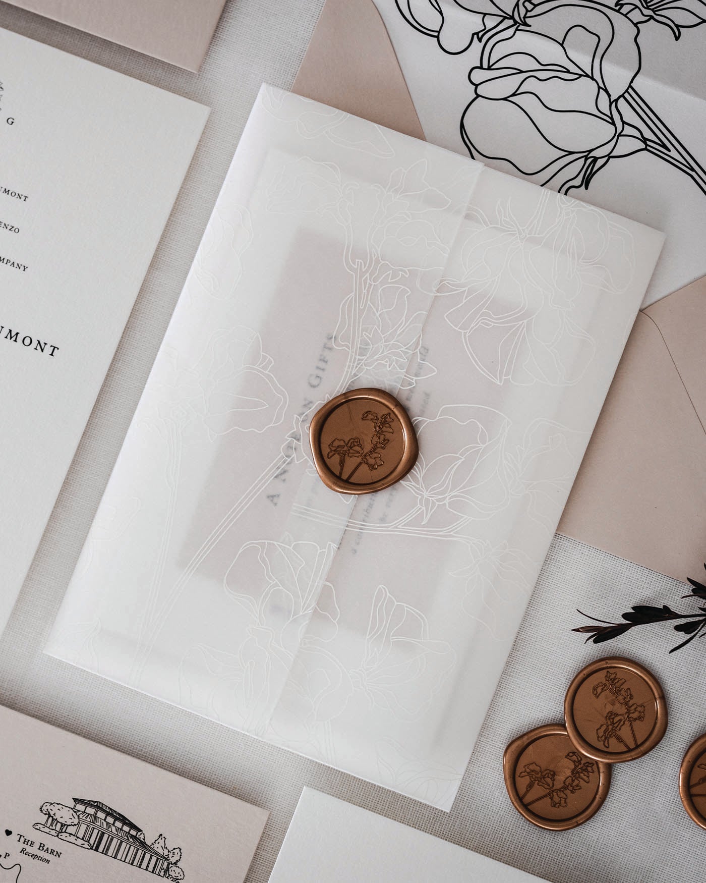 Verona Invitation Jacket – Peppermint Press