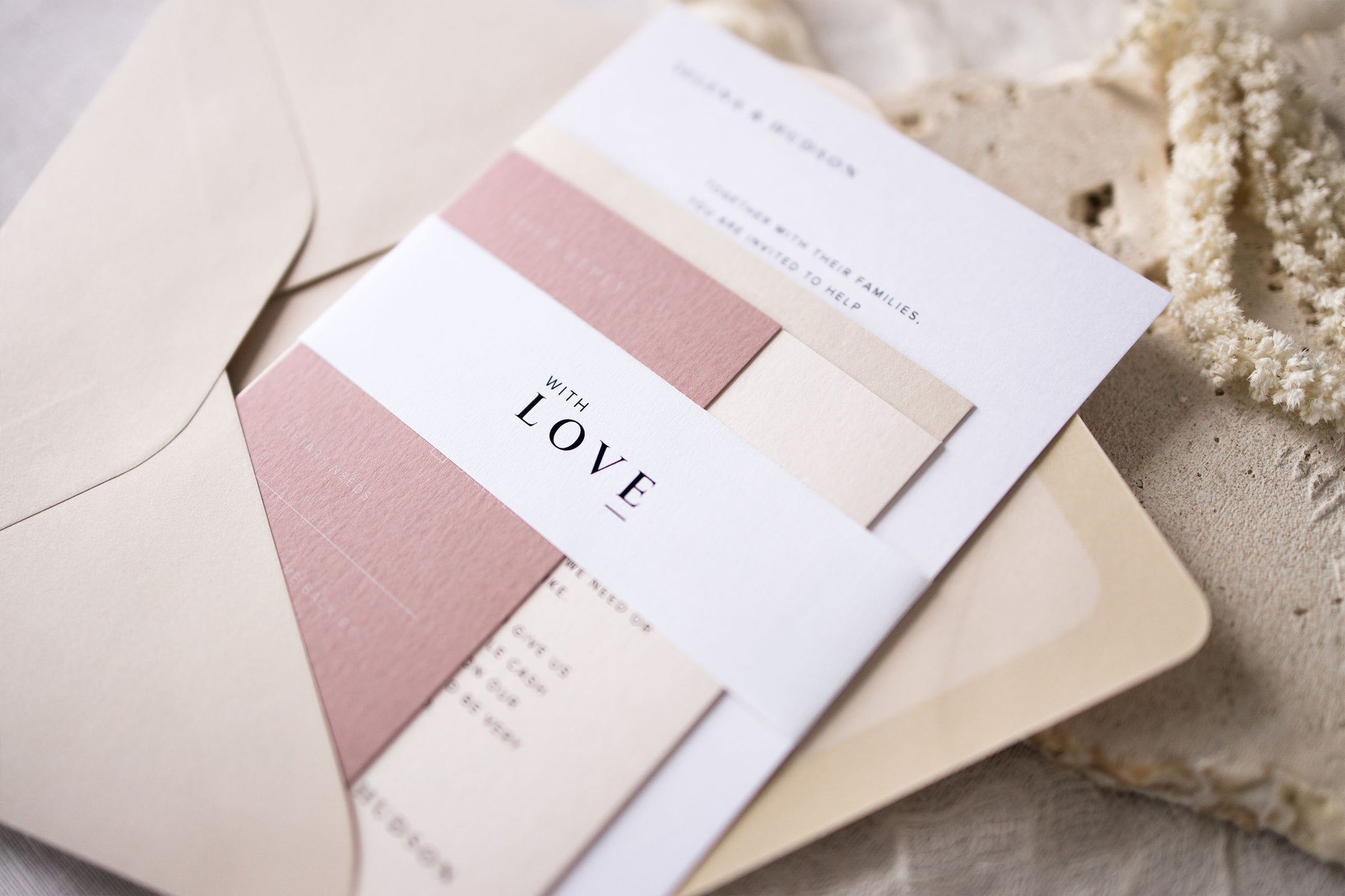 Selena Table Menus – Peppermint Press