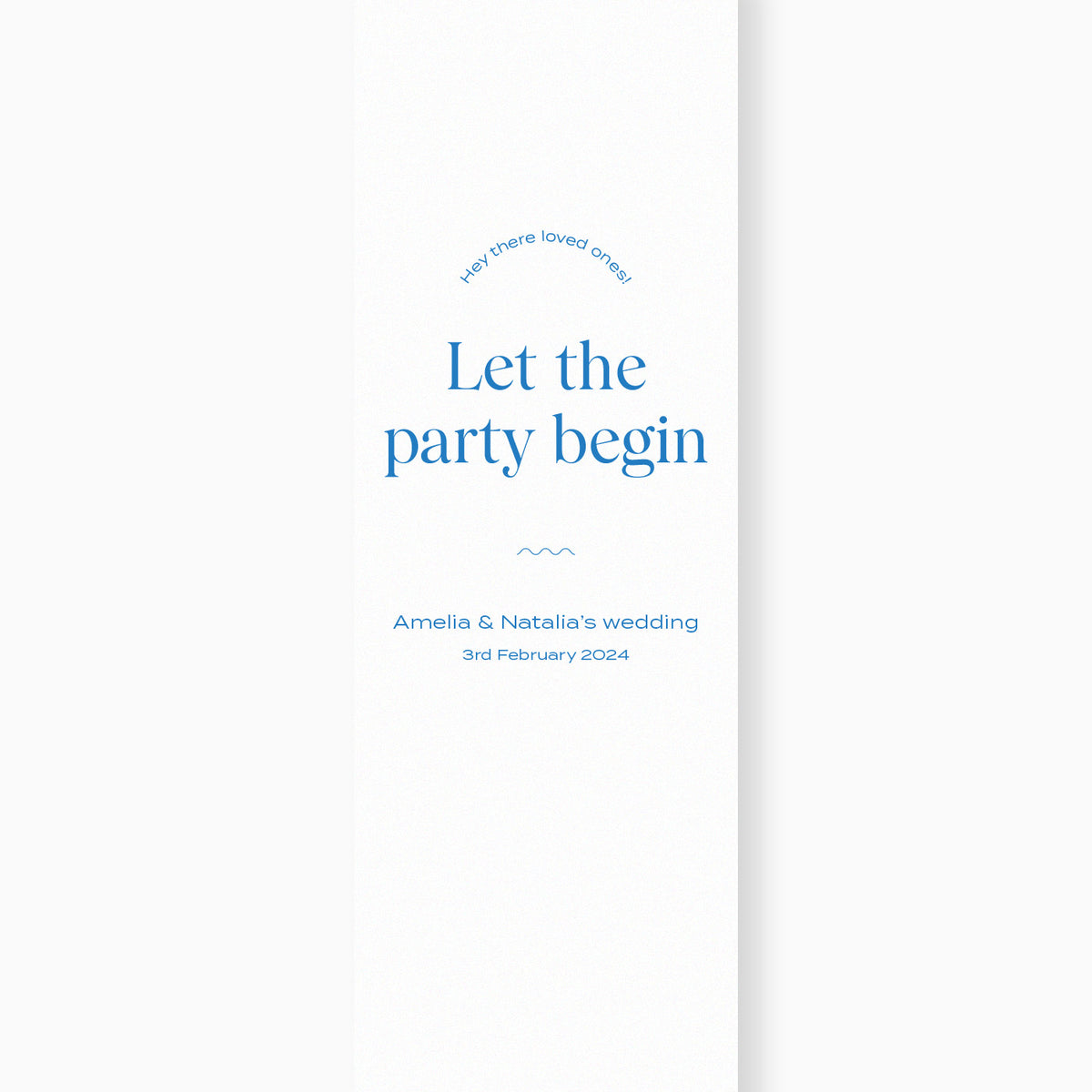 Wave Fabric Welcome Sign – Peppermint Press