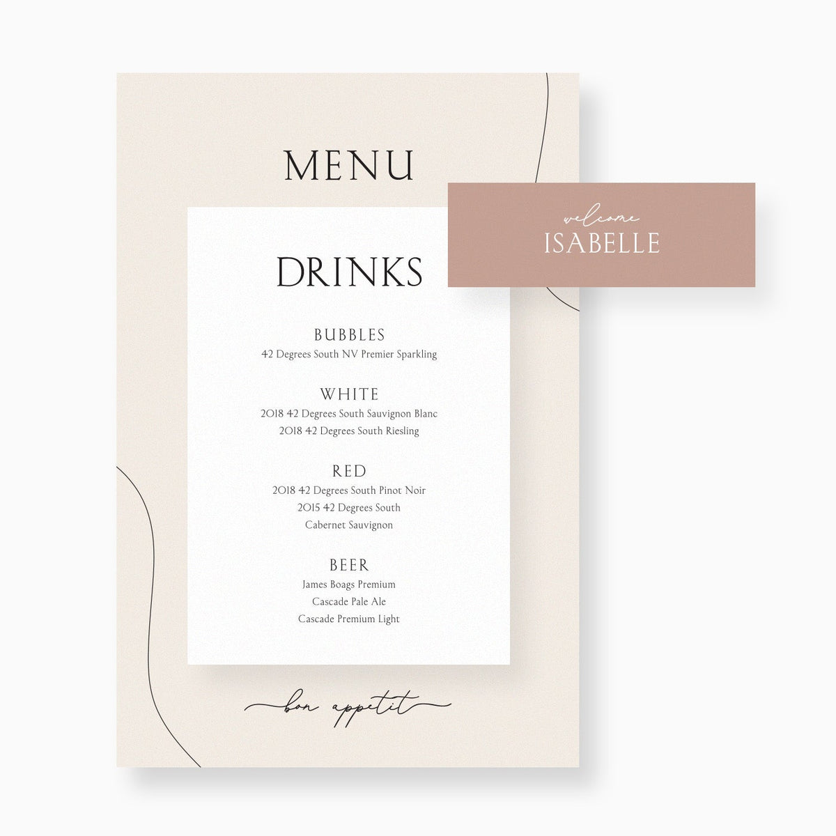 Balmoral Menu Package – Peppermint Press