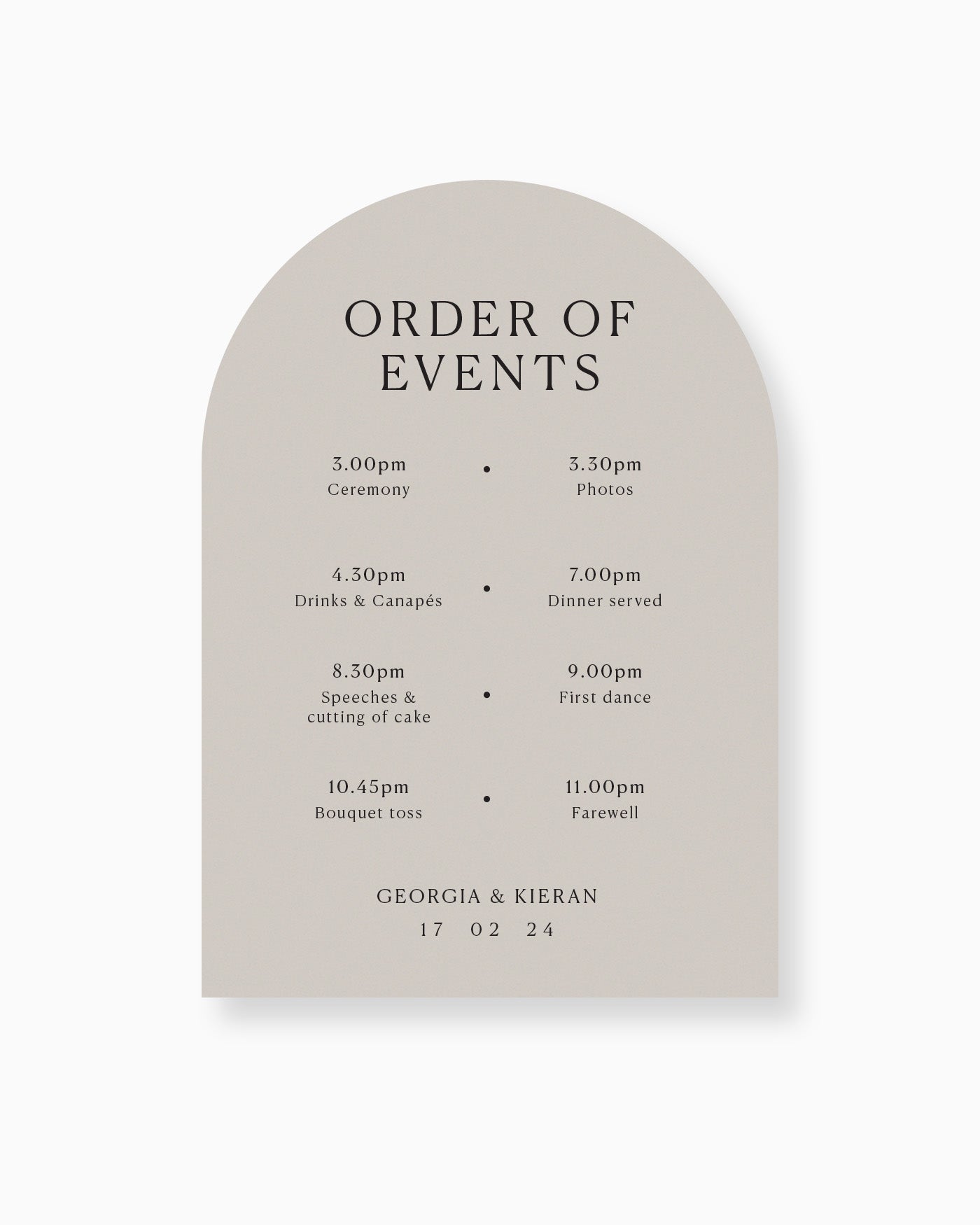 Georgia A4 Signage Package – Peppermint Press