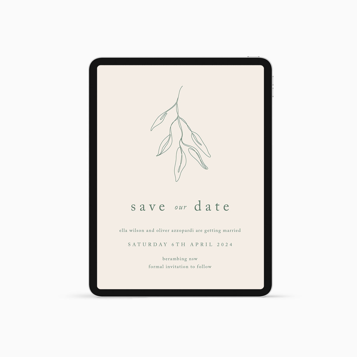 Habitat eSave the Date – Peppermint Press