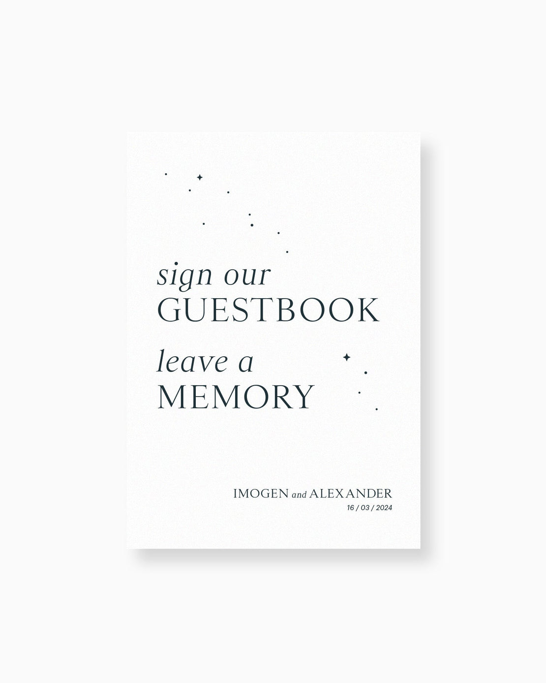 Luna A5 Signage Package – Peppermint Press