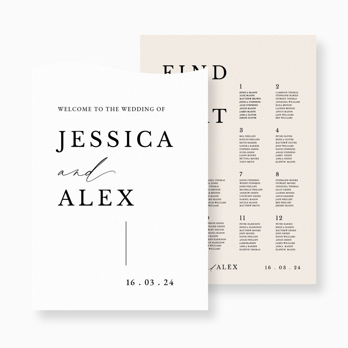 Milan Large Signage Package – Peppermint Press