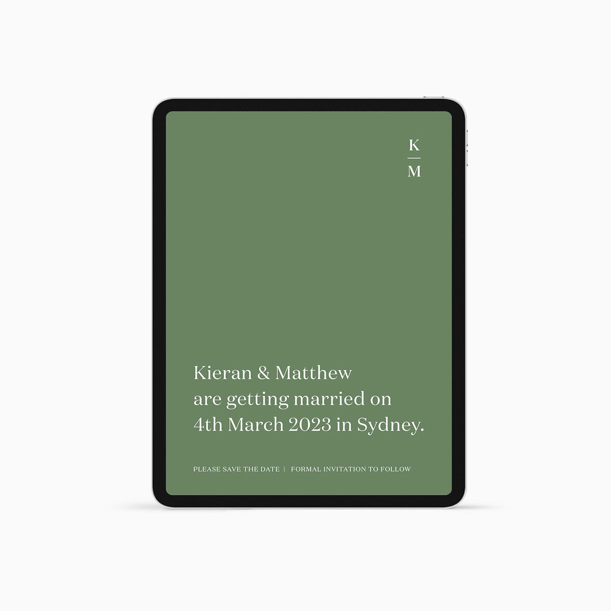 Narrative eSave the Date – Peppermint Press