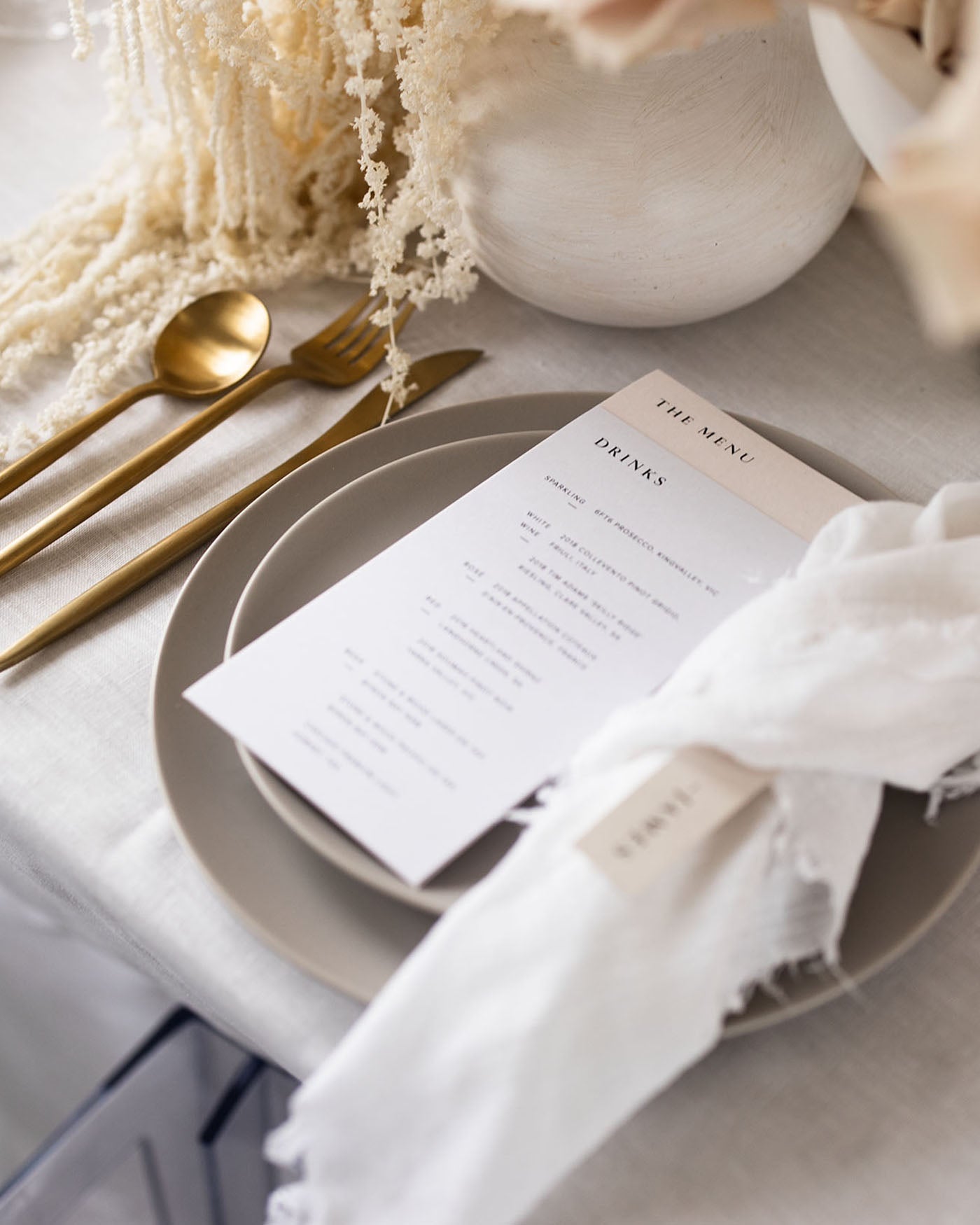 Selena Menu Package – Peppermint Press