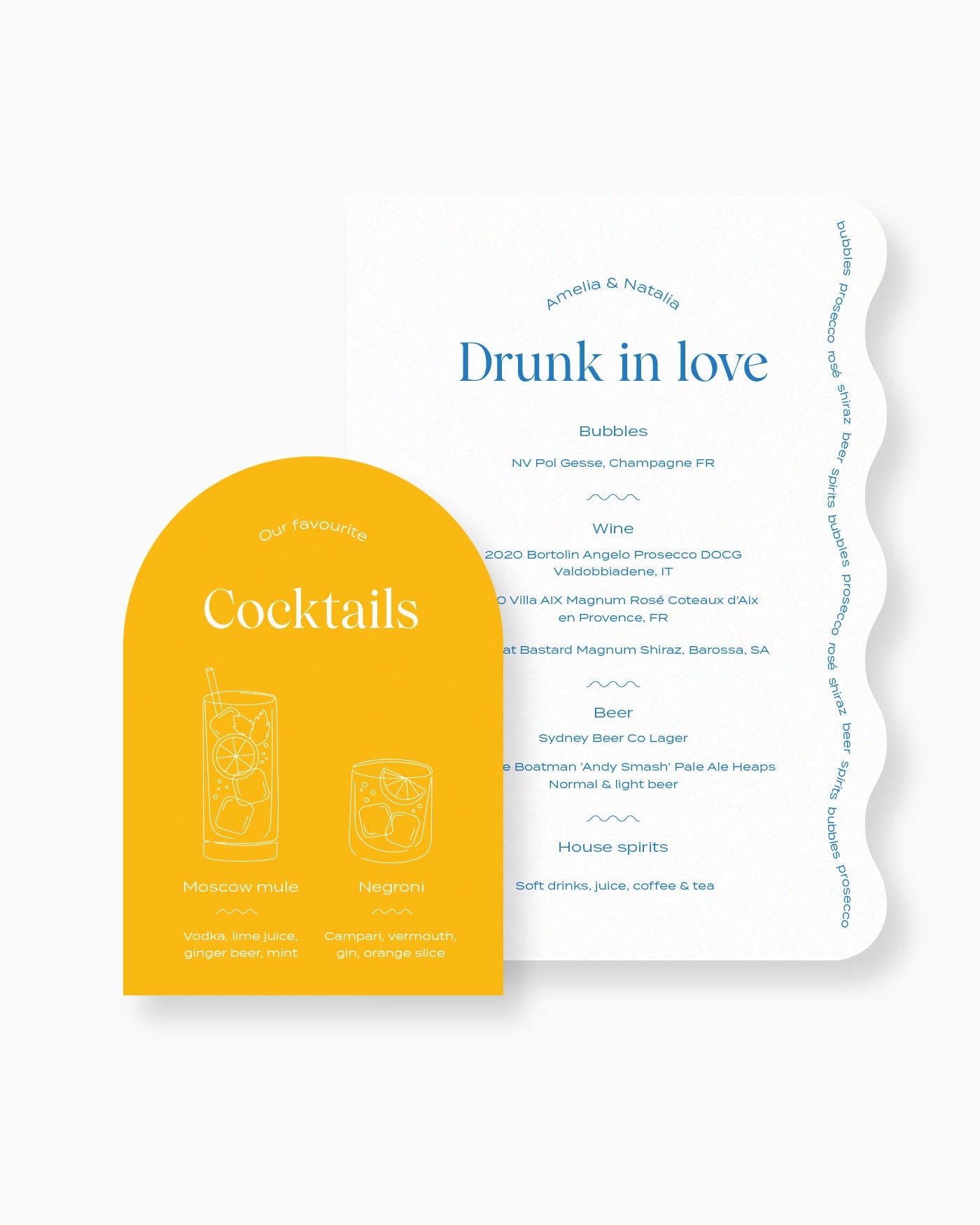 Wave Bar Sign – Peppermint Press